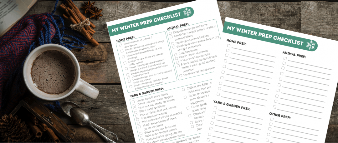 Prepare for Winter on the Homestead + Free Checklist! 2025 - Rooted Revival