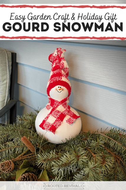 Painted Gourd Snowmen: Fun & Easy Garden Gift! 2025 - Rooted Revival