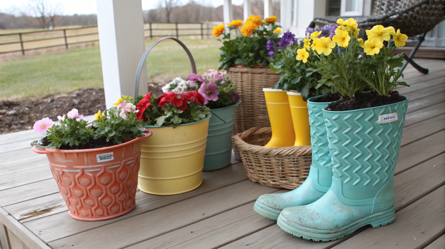 15 Fresh and Floral Spring Porch Decor for 2025 + Bonus 2025 - Rooted ...