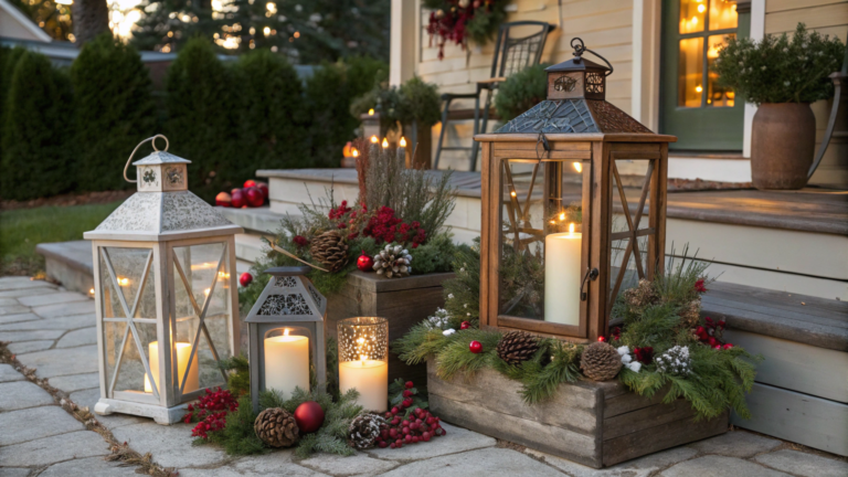 15 Best DIY Christmas Garden Ideas: Flower Arrangements, Planters, and ...