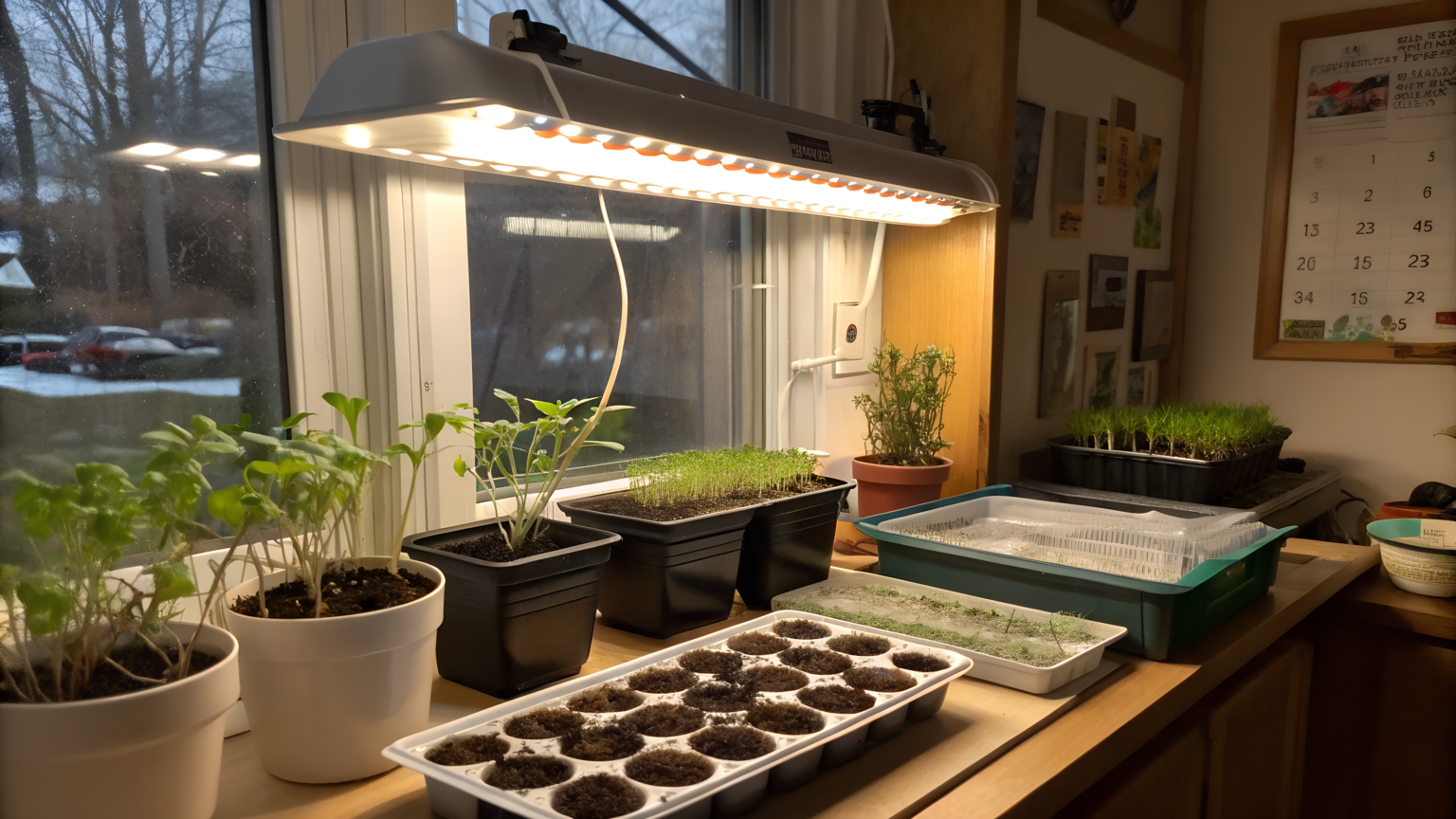 How to Make a DIY Grow Light System for Seed Starting 2024 - Rooted Revival