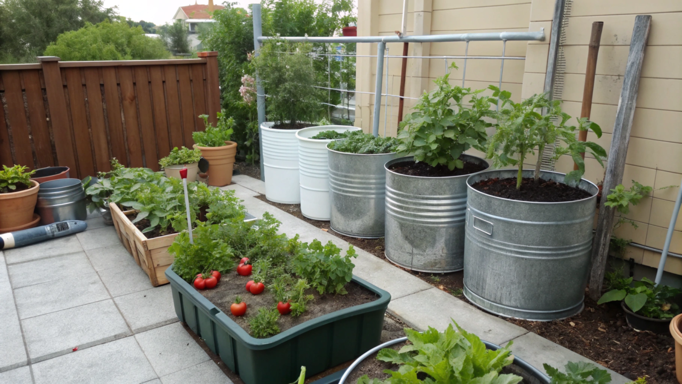 Containerized vegetable gardening ideas. Eco-friendly solutions for ...