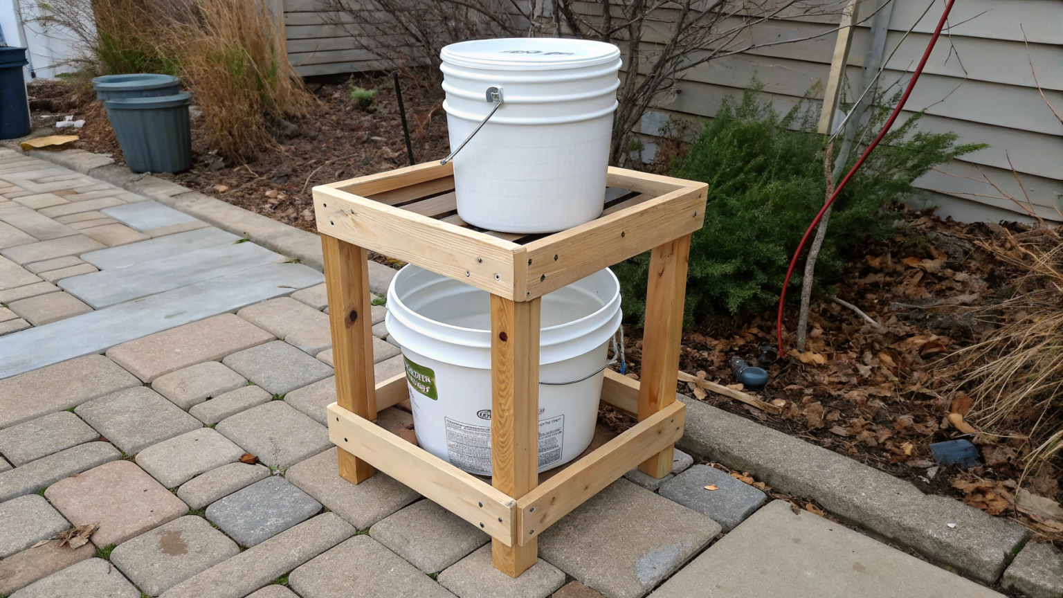 10 Practical Bucket Gardening Stand Plans (For 5-Gallon & More) 2025 ...