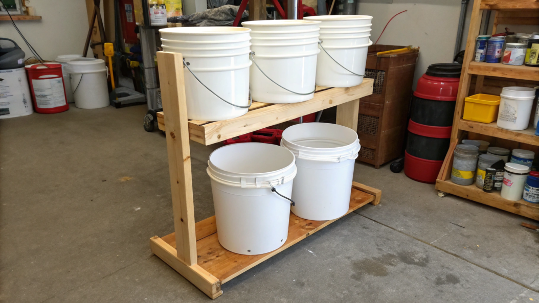 10 Practical Bucket Gardening Stand Plans (For 5-Gallon & More) 2025 ...