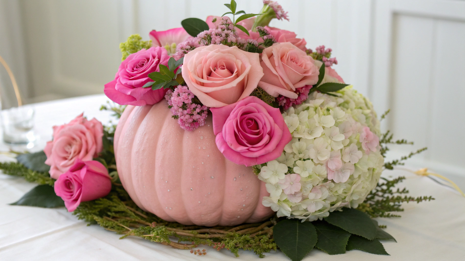 10 Pumpkin Floral Centerpieces You Can Actually Make (From Dollar Tree ...