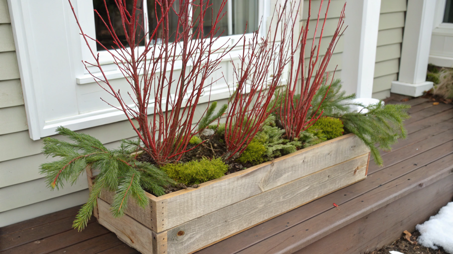 10 Outdoor Winter Planter Box Ideas for Cold-Weather Porches 2025 ...