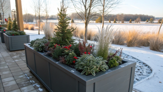 10 Outdoor Winter Planter Box Ideas for Cold Weather (Gorgeous & Low ...