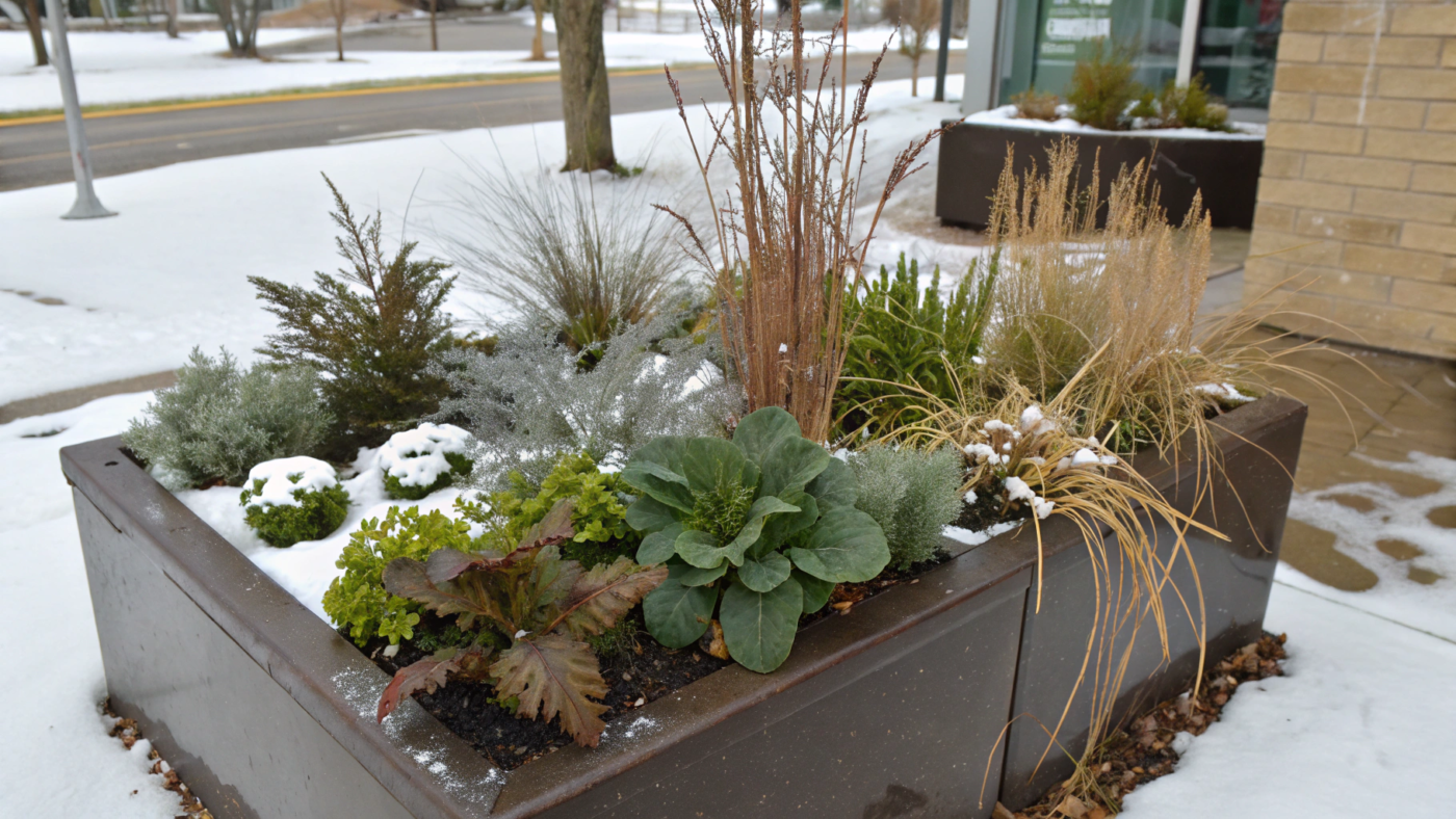 10 Outdoor Winter Planter Box Ideas for Cold Weather (Gorgeous & Low ...