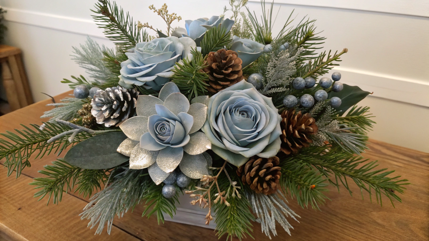 10 Icy Floral Arrangements That Capture Winter 2025’s Frosted Elegance ...