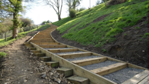 10 Easy and Cheap Steep Hill Landscaping Ideas for Steps, Rocks ...